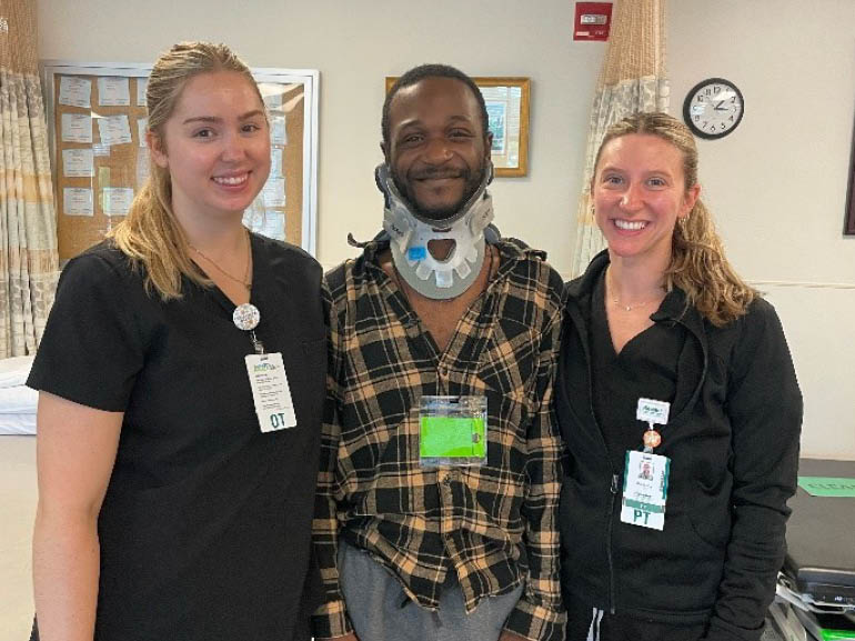 Tavion Williams patient success story - Spinal cord injury